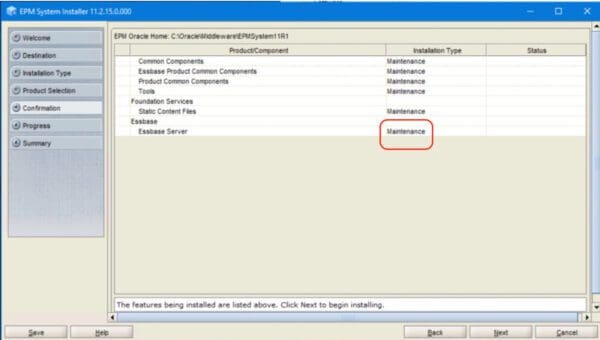 Oracle EPM 11.2.15 Upgrade Notes – PARC Consulting