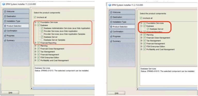 Oracle EPM 11.2.15 Upgrade Notes – PARC Consulting